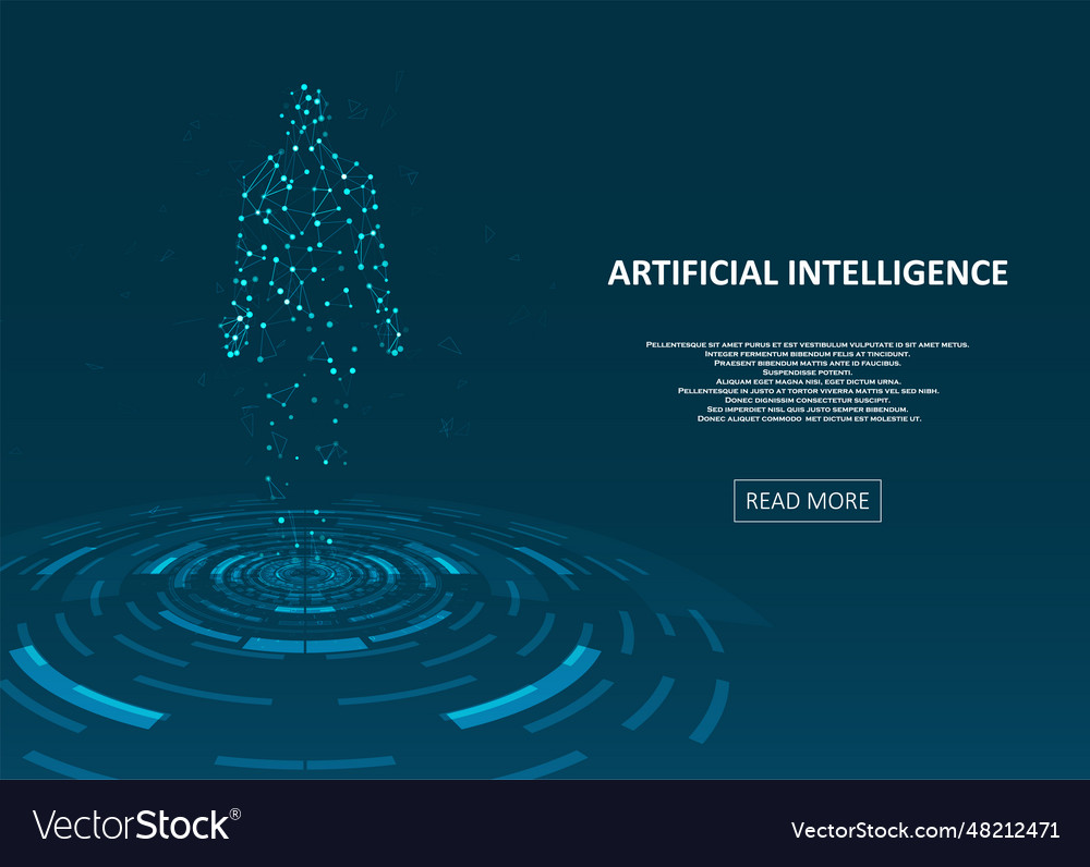 Artificial intelligence Royalty Free Vector Image