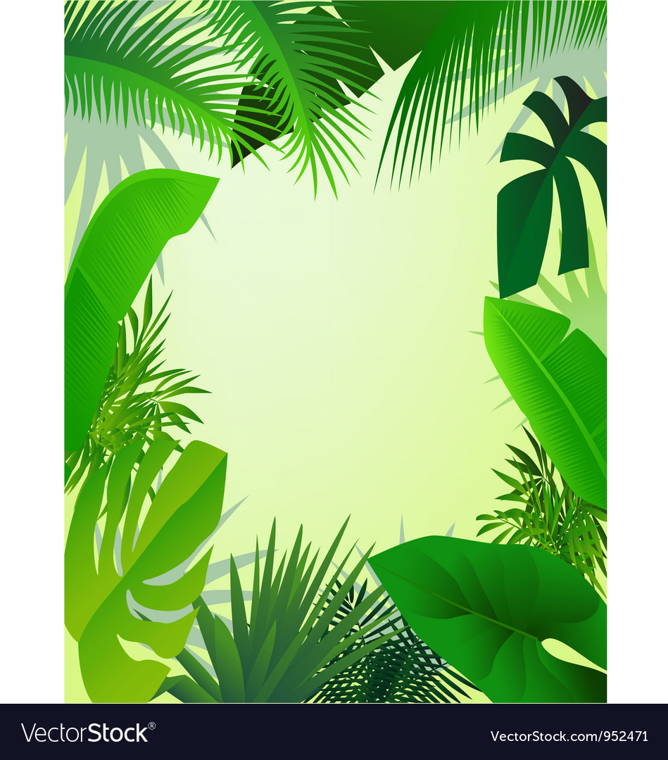 Beautiful forest background Royalty Free Vector Image