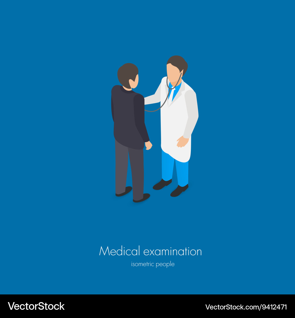 Medical doctor examination Royalty Free Vector Image