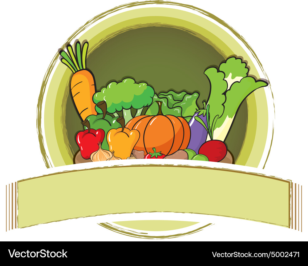 Vegetables Royalty Free Vector Image - VectorStock
