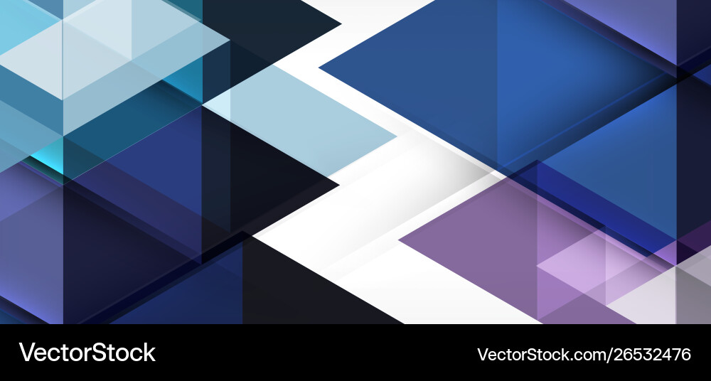 Abstract triangle pattern colorful backdrop Vector Image