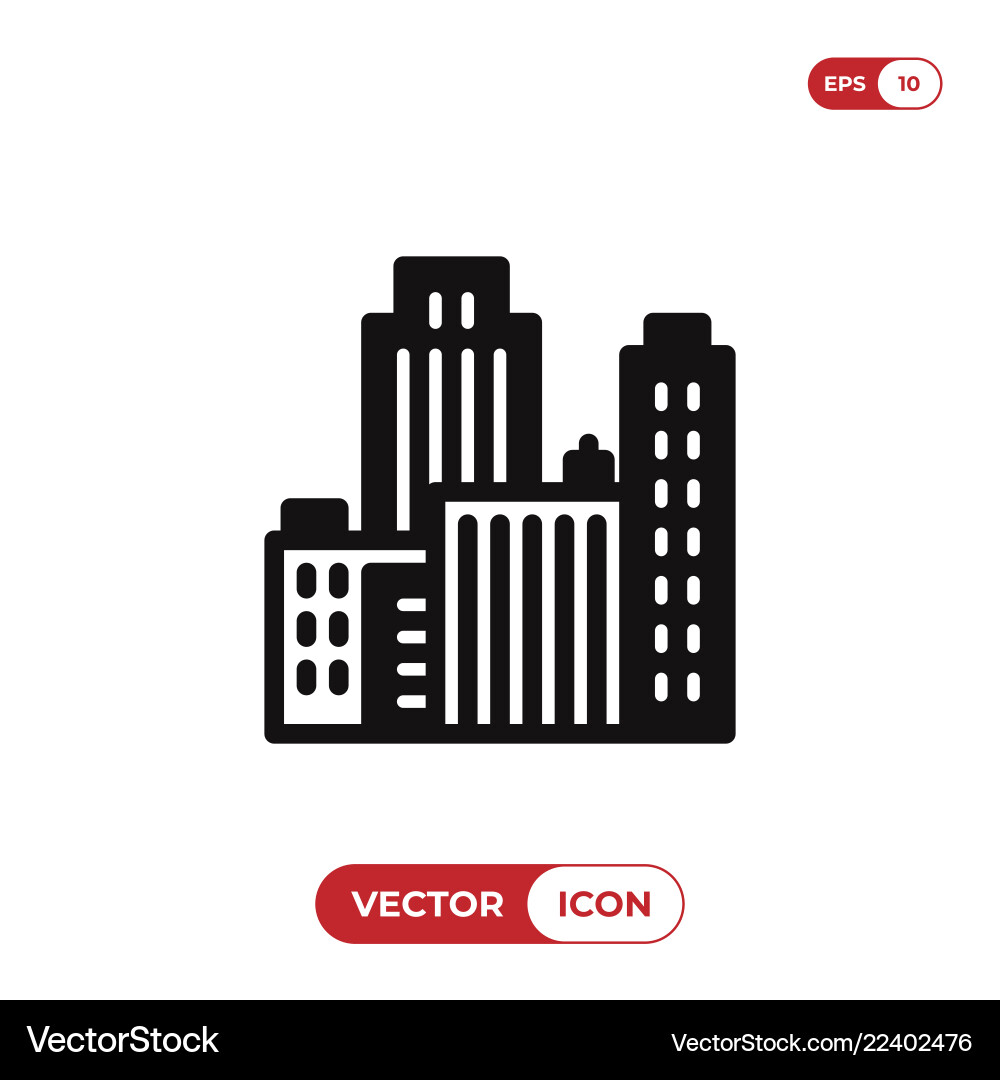 Cityscape Icon Royalty Free Vector Image Vectorstock