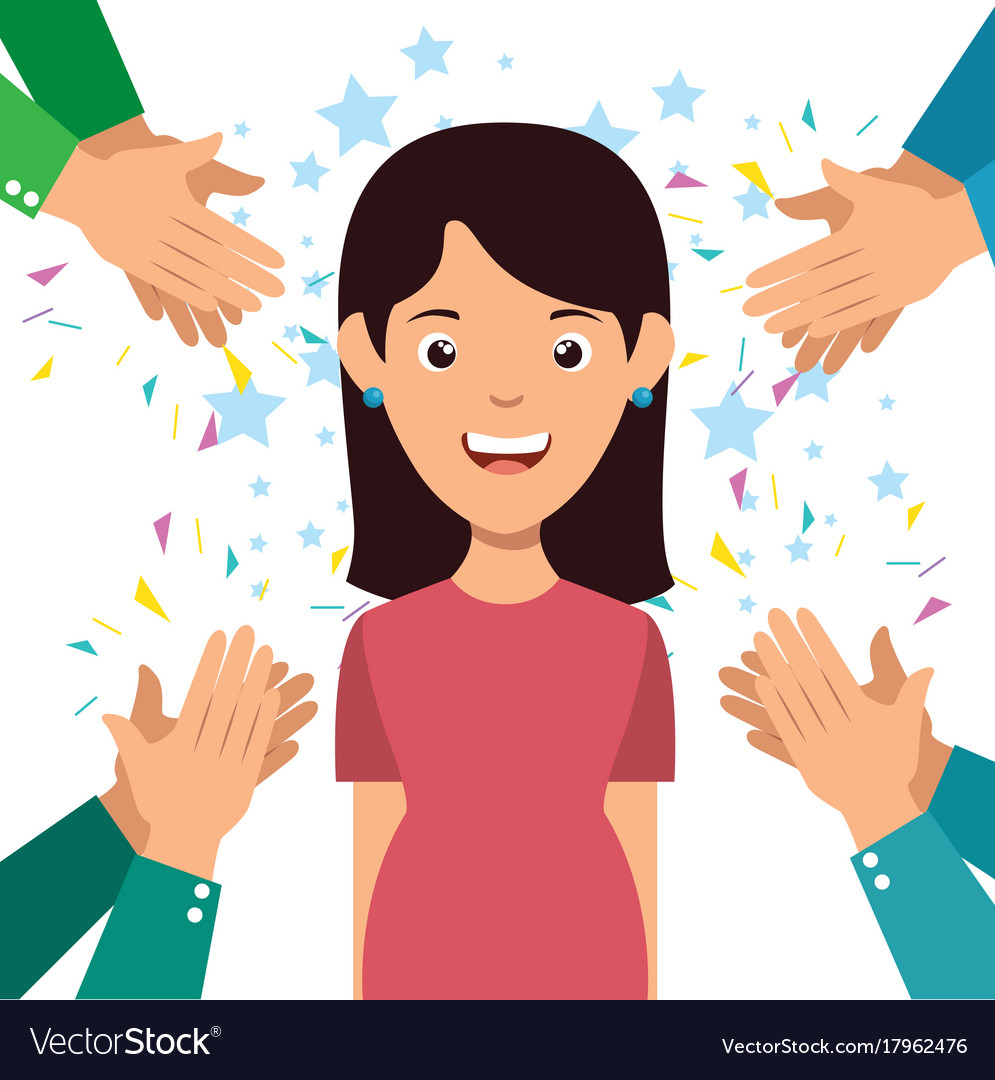 Human hands clapping ovation applaud hands Vector Image Human hands clapping ovation applaud hands Vector Image