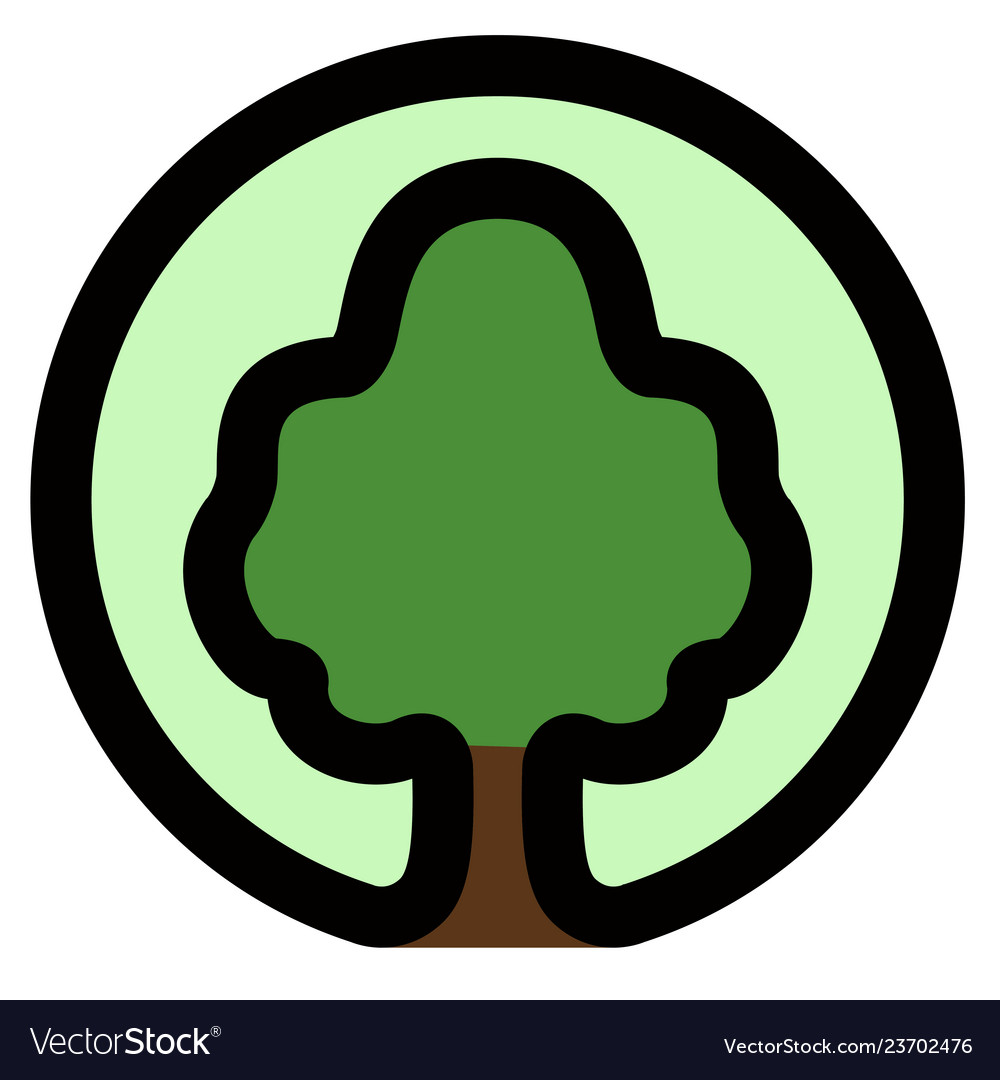 Isolated abstract tree icon Royalty Free Vector Image