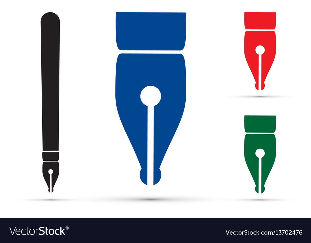 Pen tips Royalty Free Vector Image - VectorStock