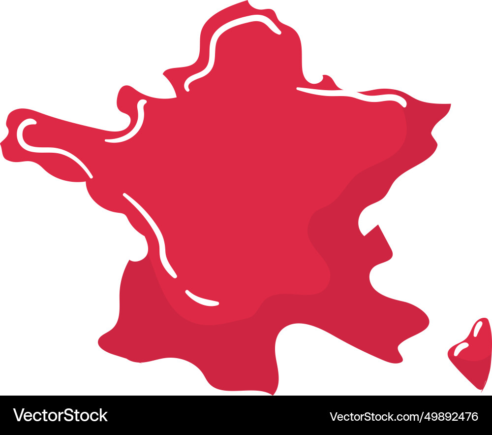 Red ink blot abstract splash Royalty Free Vector Image