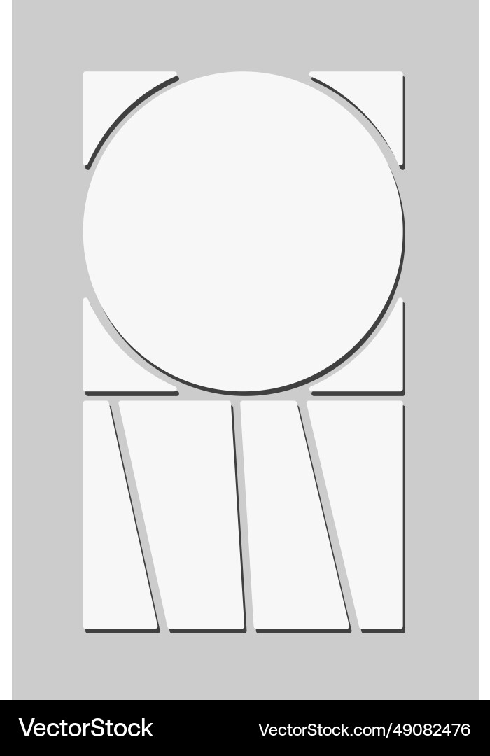 Template collage of five frames images photo Vector Image