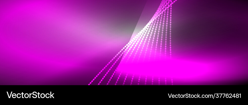 Neon shiny color background with light glowing Vector Image