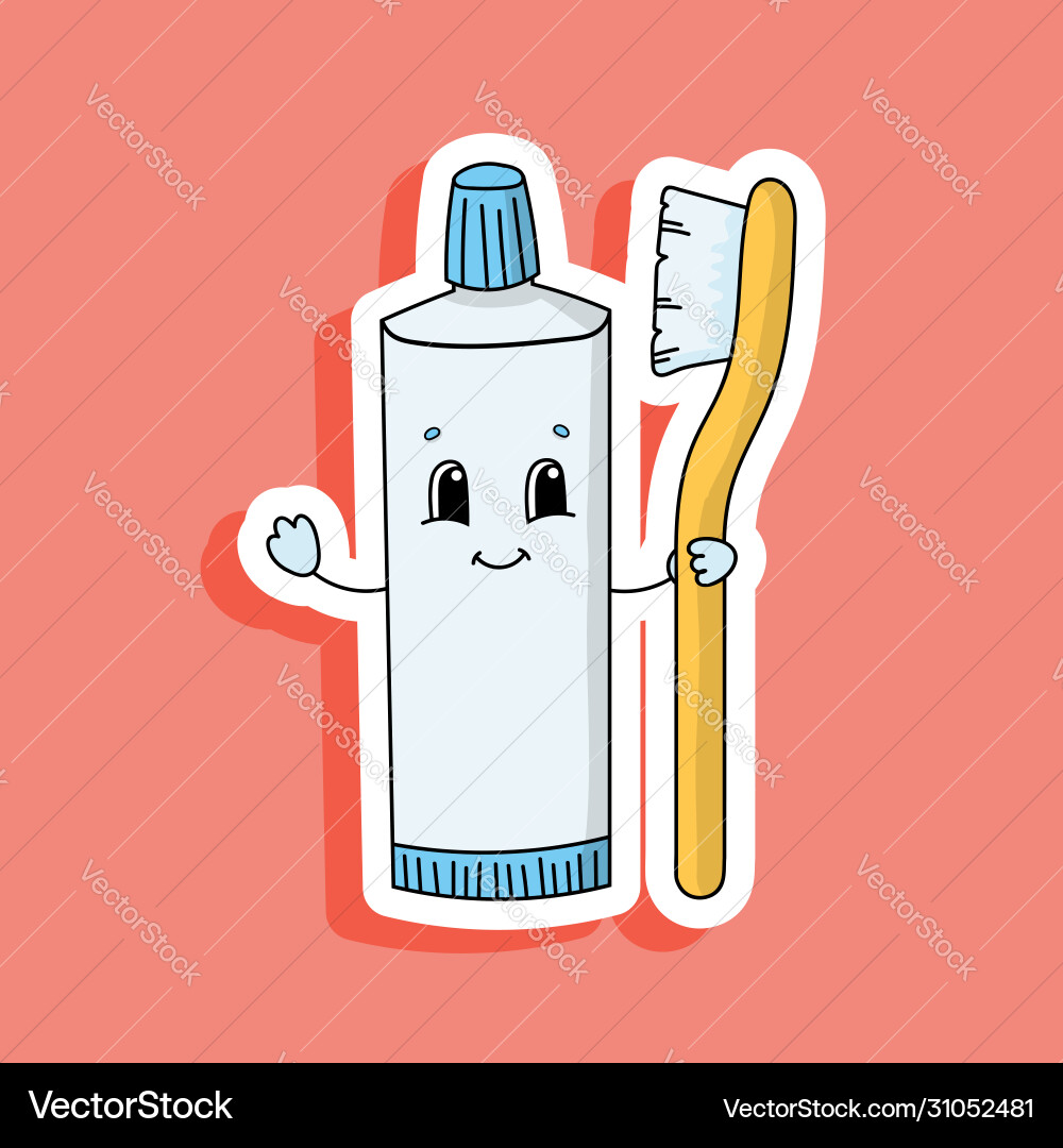 Cute Toothbrush Drawing