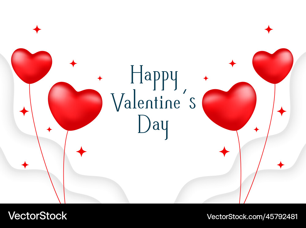 Valentines day event background with lovely Vector Image