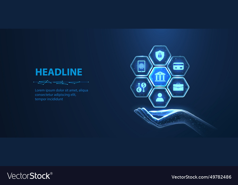 Complex banking system Royalty Free Vector Image