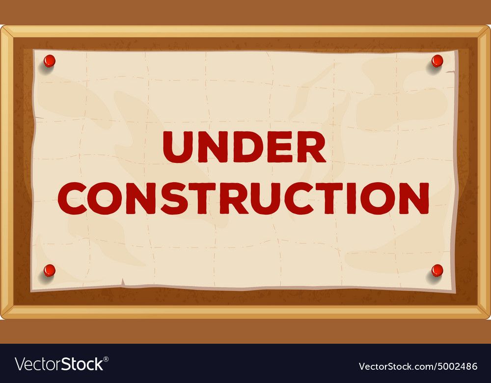 Under construction Royalty Free Vector Image - VectorStock