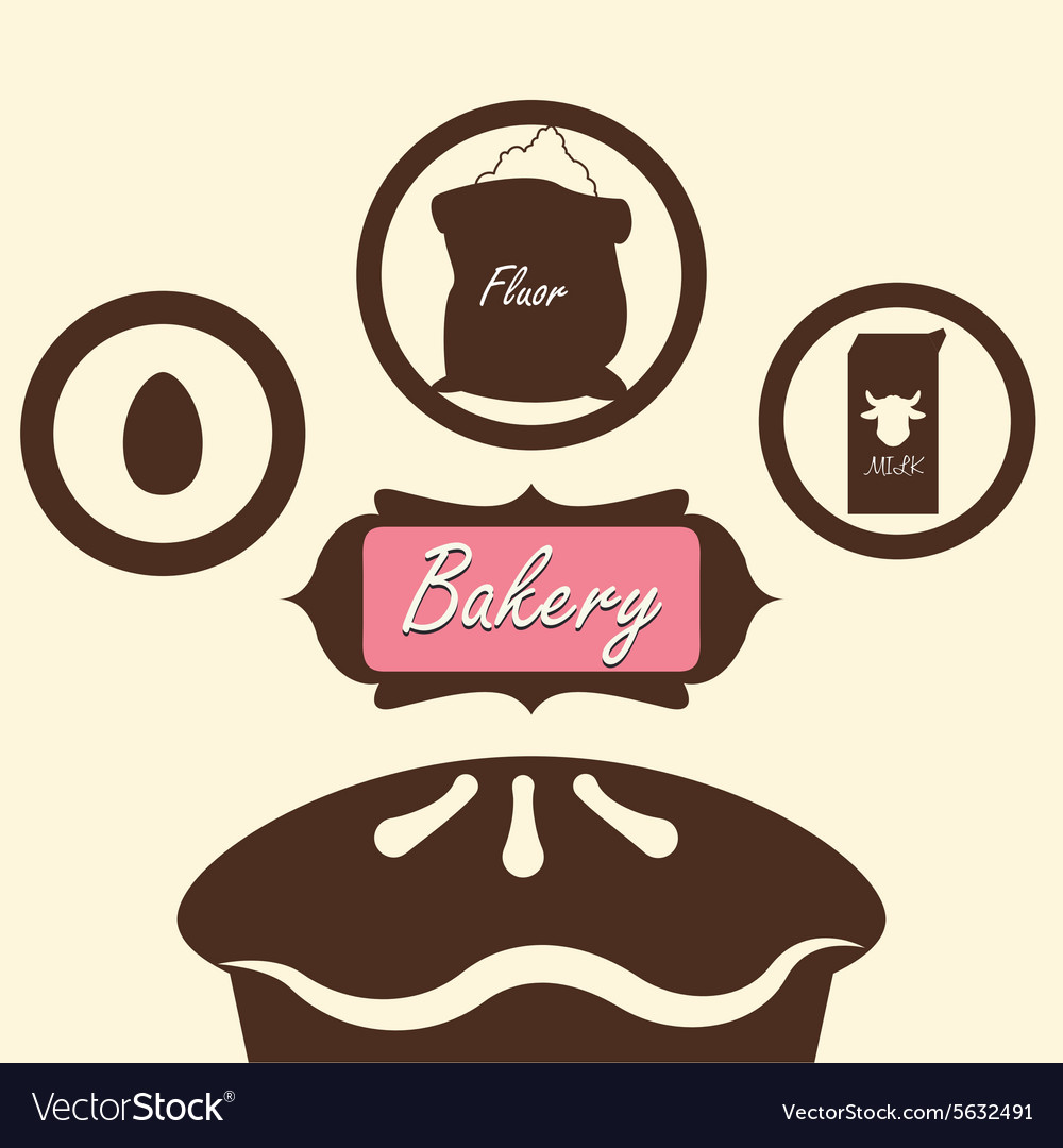 Bakery design Royalty Free Vector Image - VectorStock