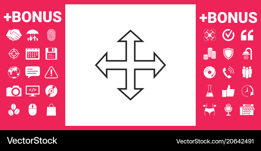 Move icon symbol Royalty Free Vector Image - VectorStock