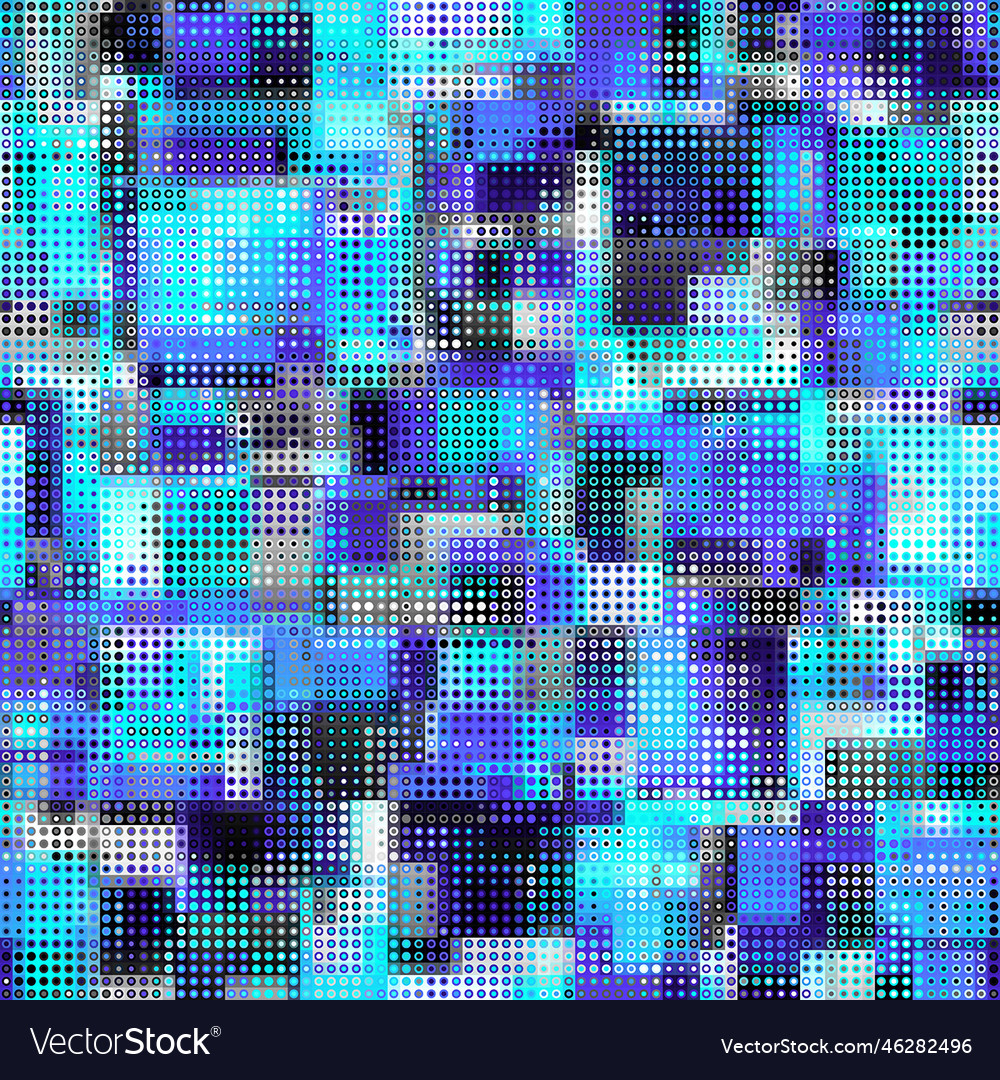 Geometric abstract pattern seamless small dots Vector Image