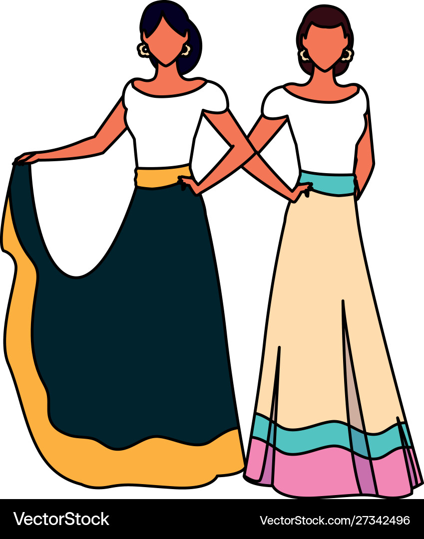 Isolated mexican women design Royalty Free Vector Image