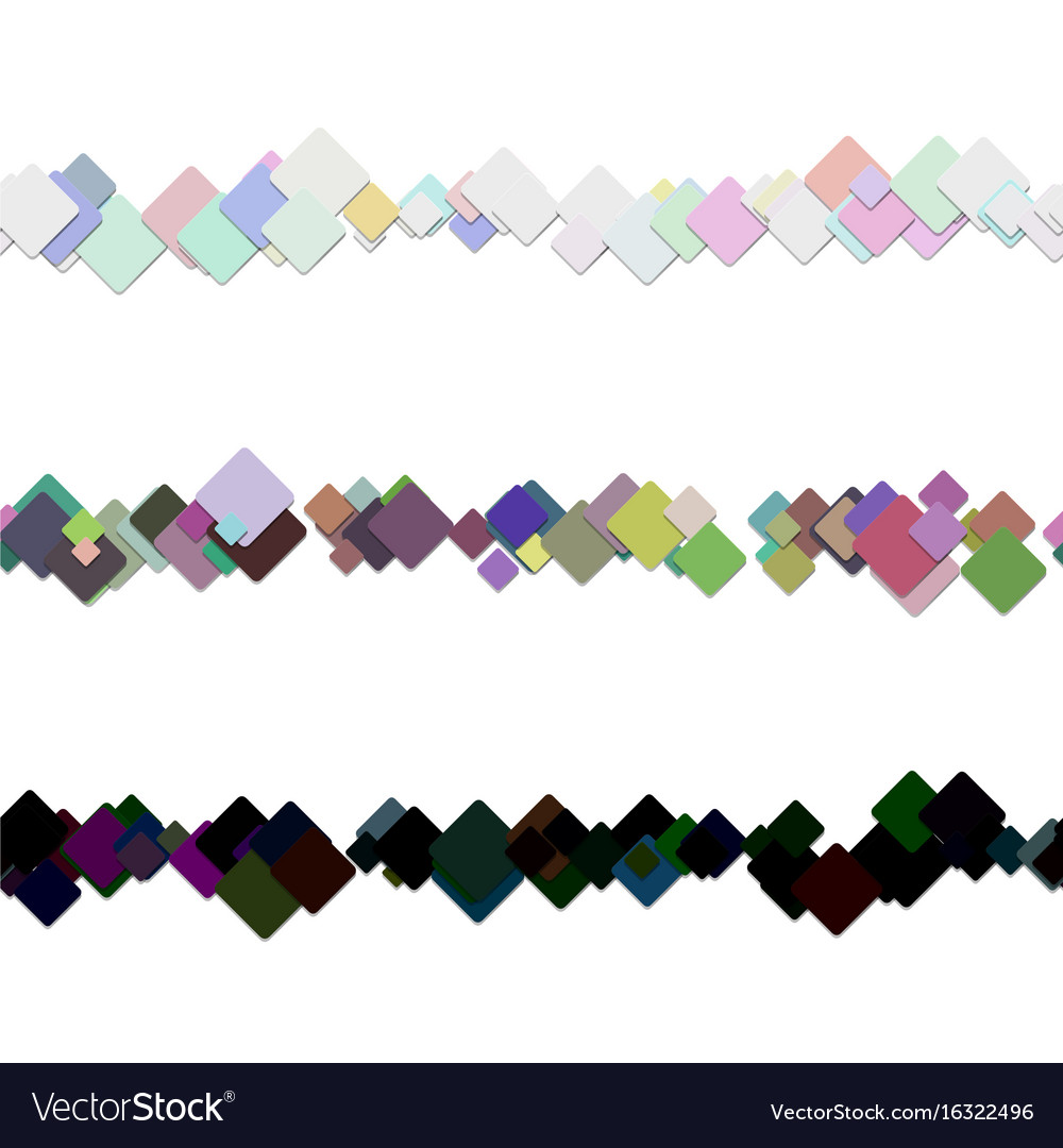 Repeatable square pattern paragraph divider line Vector Image