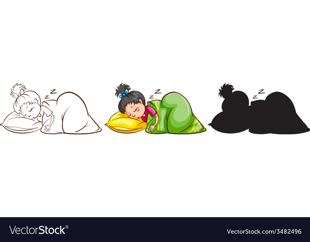 Sleep Royalty Free Vector Image - VectorStock
