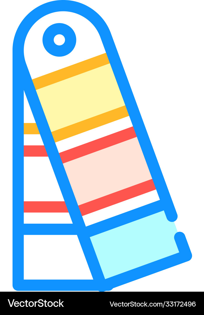 Spectrum for color matching color icon Royalty Free Vector