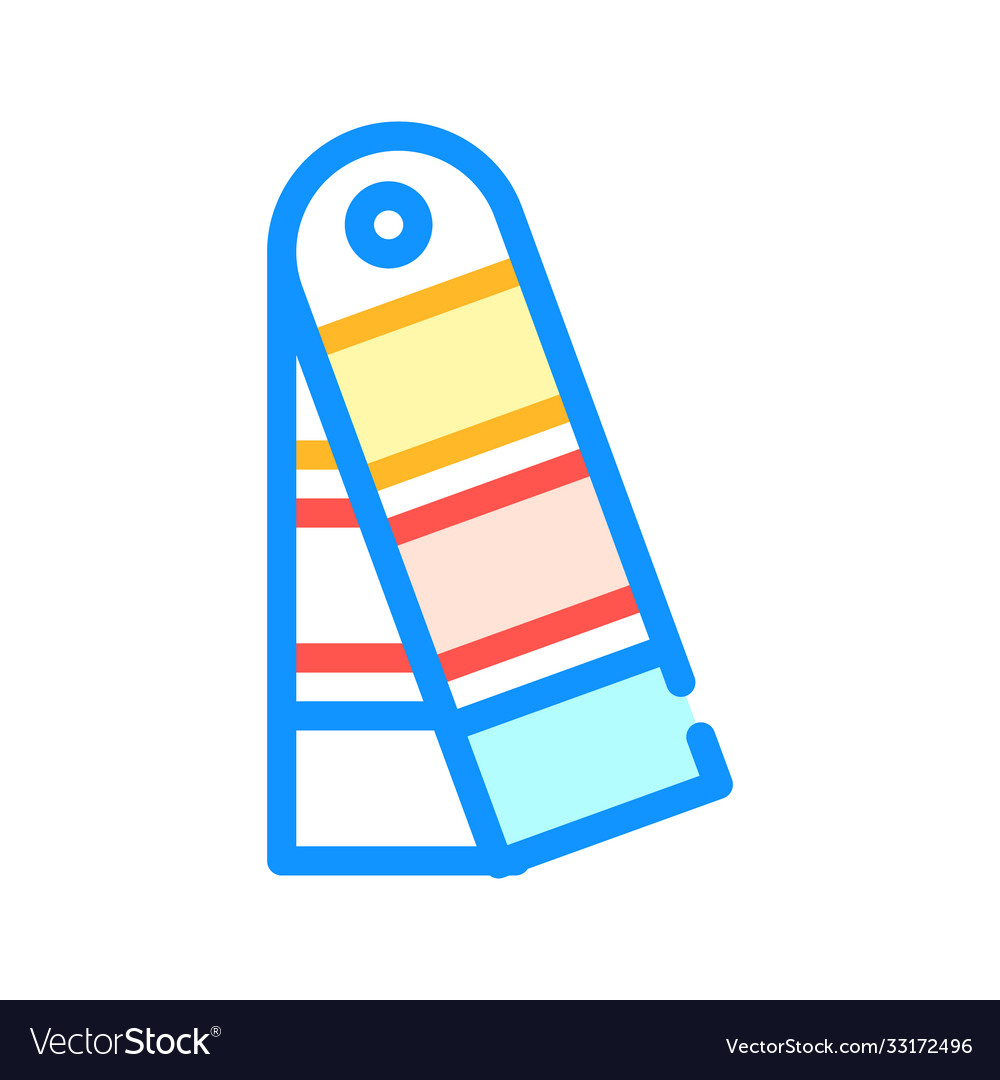 Spectrum for color matching icon Royalty Free Vector Image