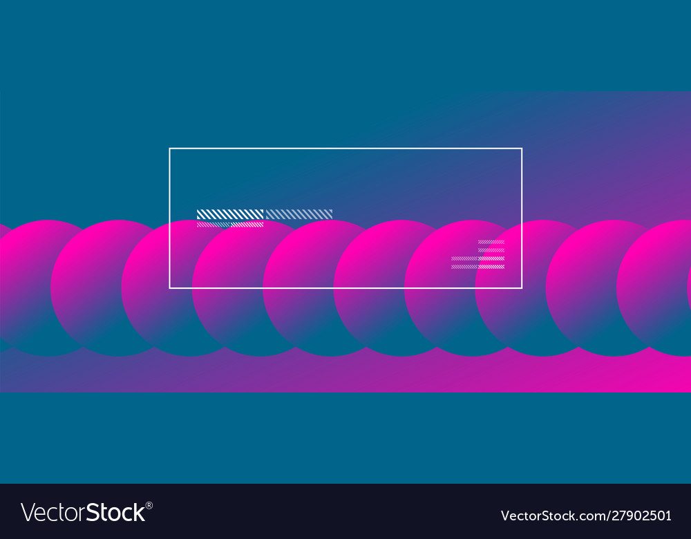 Simple abstract background with neon color circles