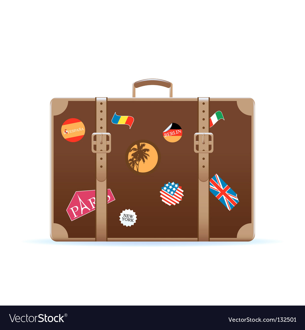 Suitcase Royalty Free Vector Image - VectorStock