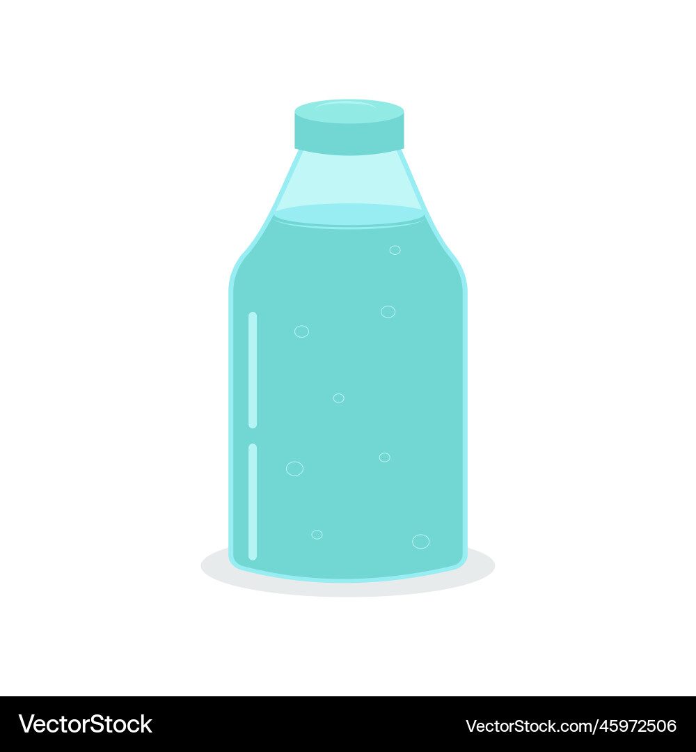 A bottle of clean fresh drinking water Royalty Free Vector