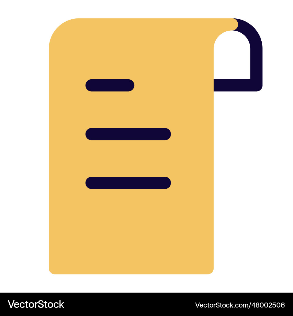 File made up of a set information Royalty Free Vector Image