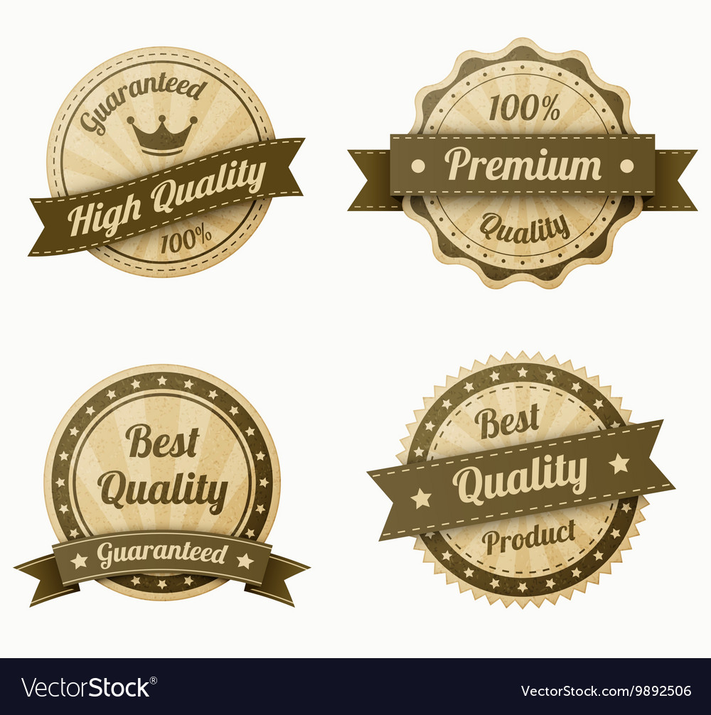 Labels Royalty Free Vector Image - VectorStock