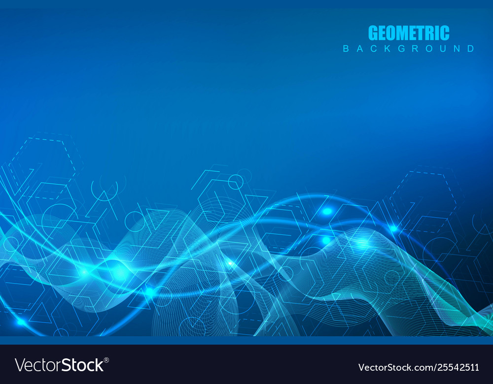 Big data visualization background modern Vector Image