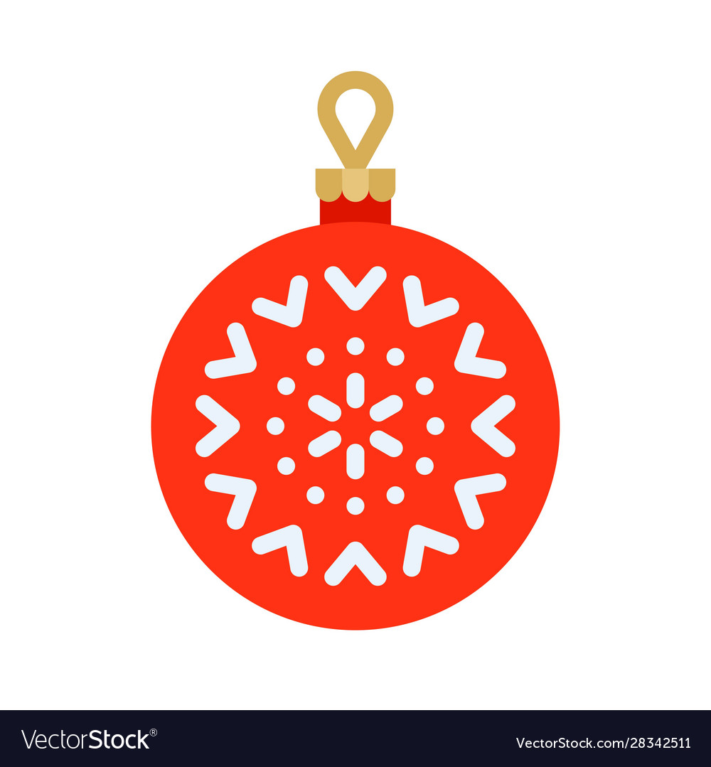 Christmas ornaments baubles or ball Royalty Free Vector