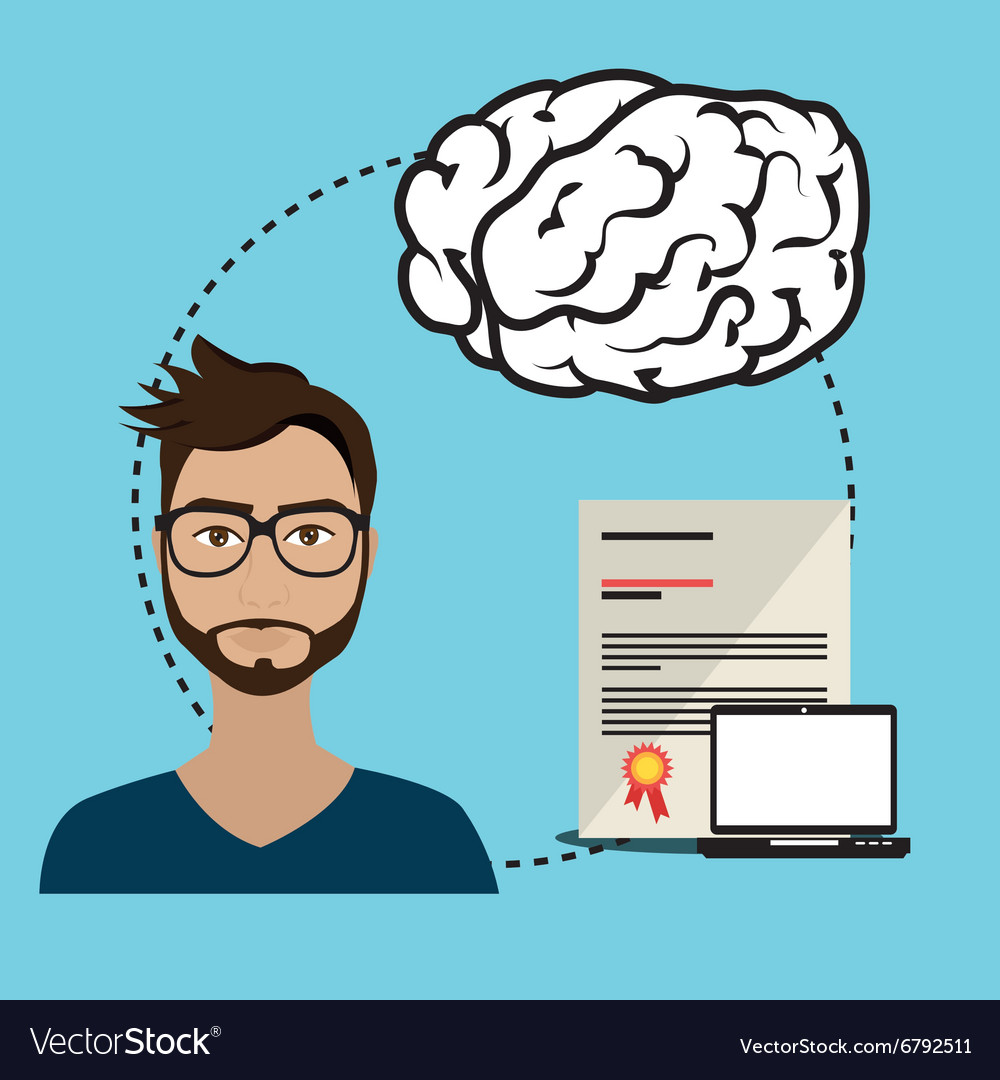 Elearning and education Royalty Free Vector Image