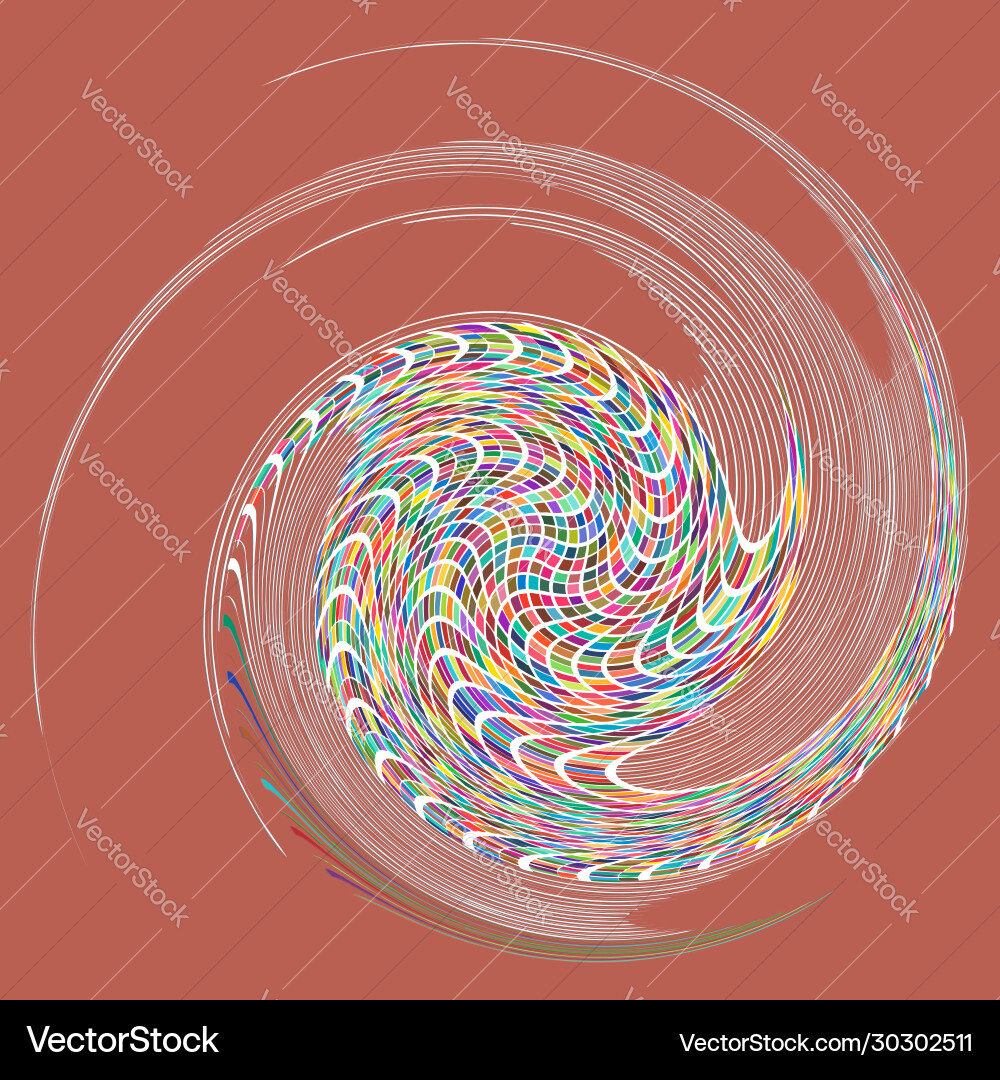 Smudged smeared creamy single mottled multi-color Vector Image