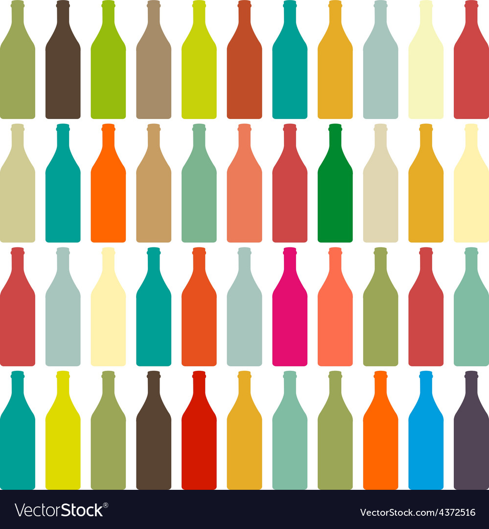 Background Bottles Royalty Free Vector Image - VectorStock
