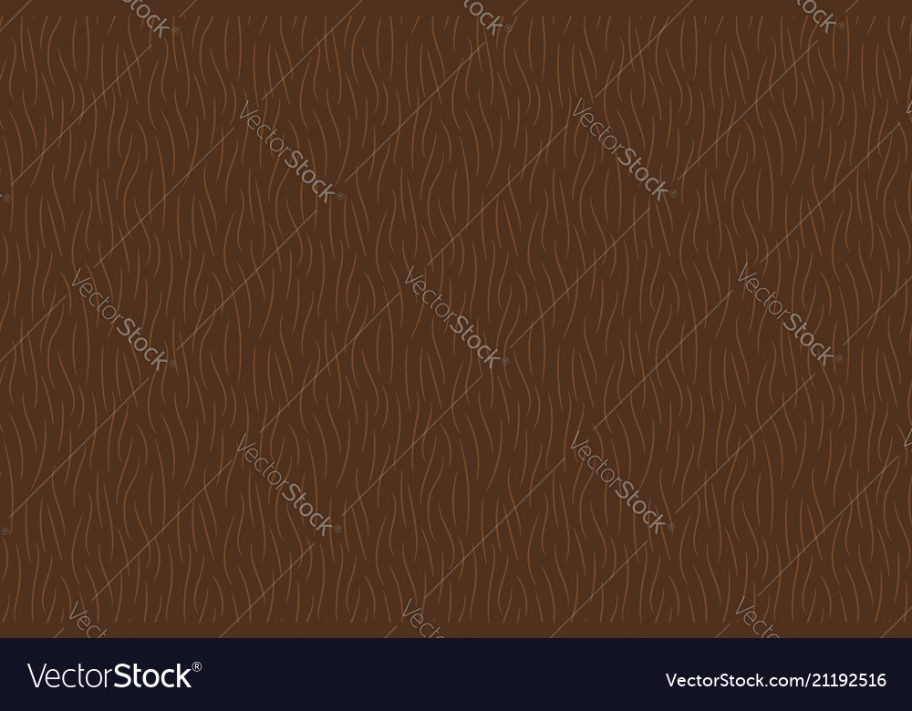 Hand drawn brown animal fur texture seamless Vector Image