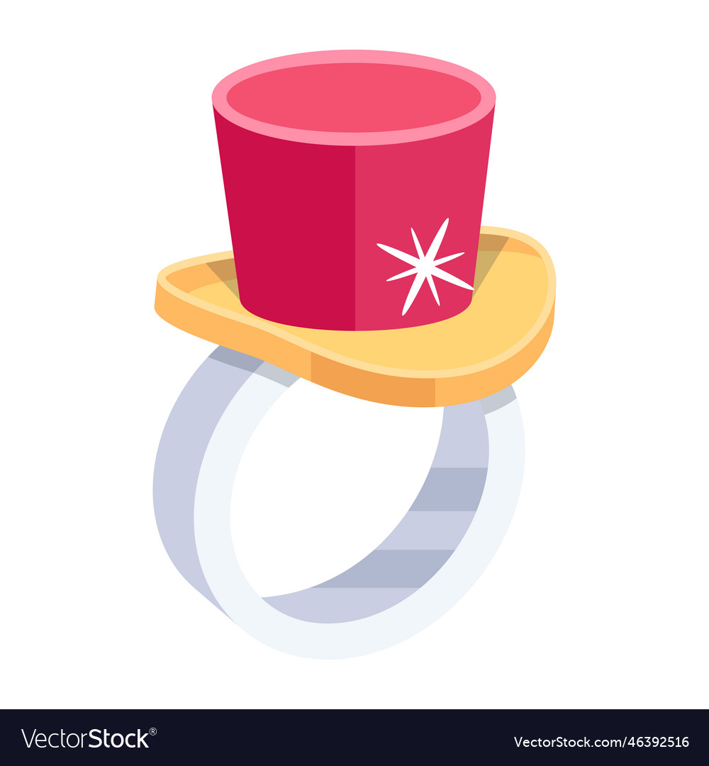 Hat ring Royalty Free Vector Image - VectorStock
