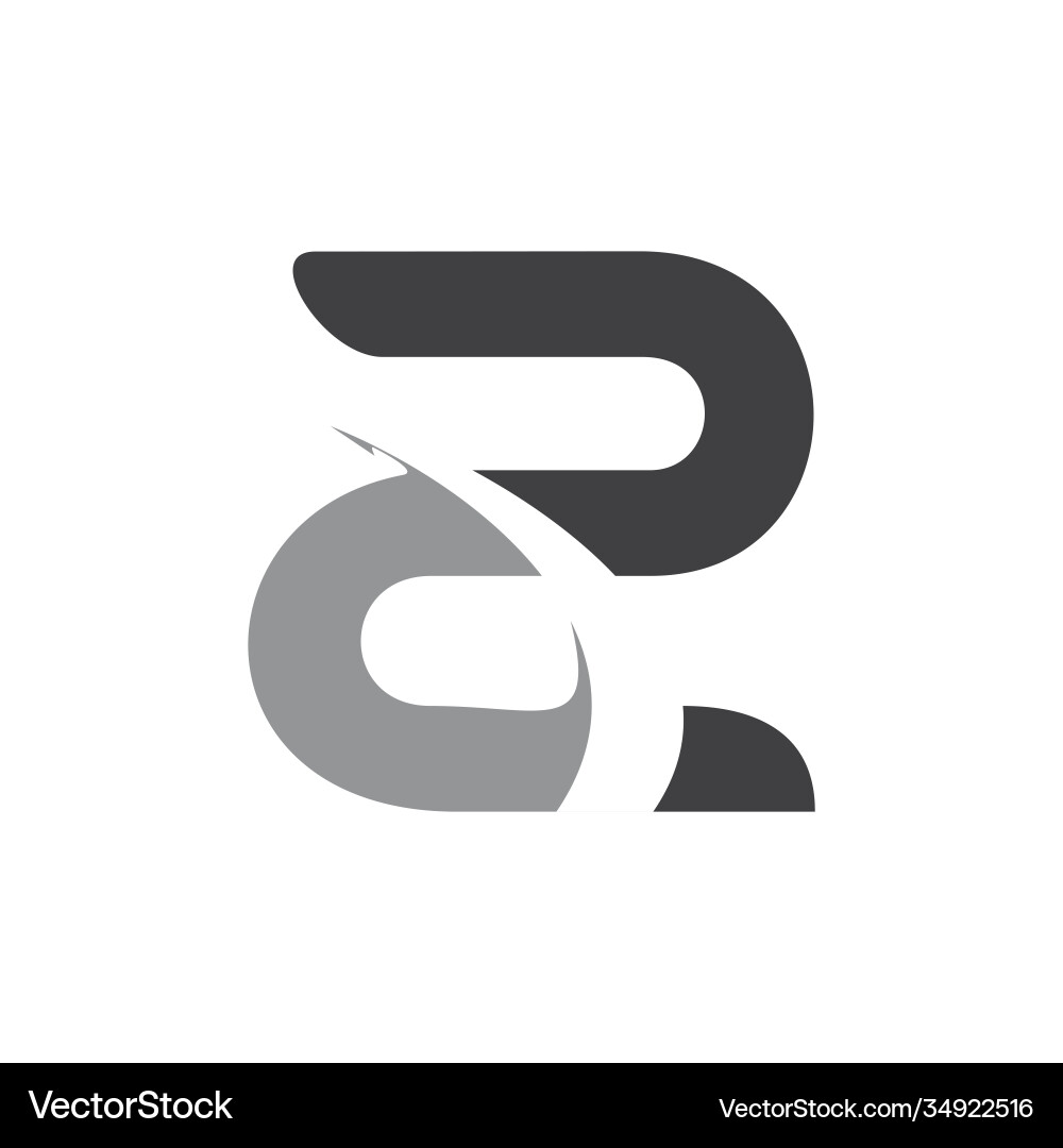 Letter z fast movement arrow logo Royalty Free Vector Image