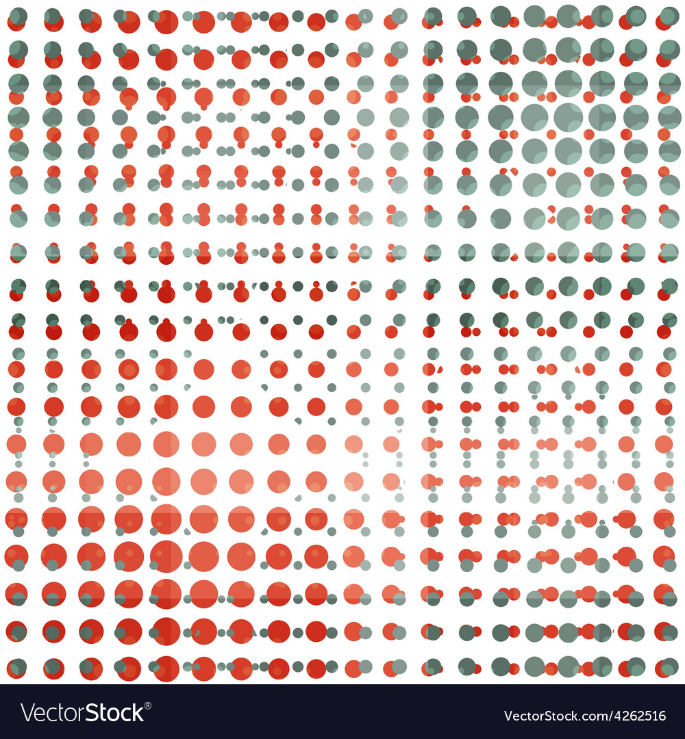 Red point seamless pattern Royalty Free Vector Image