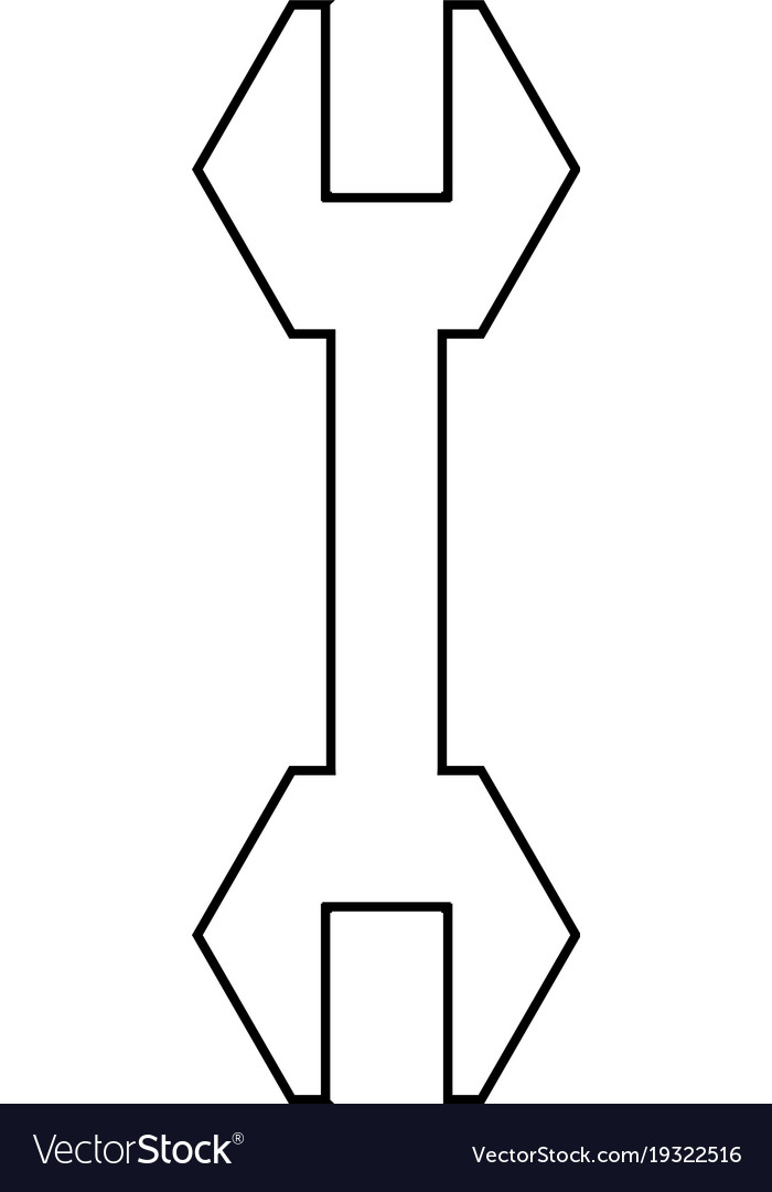 Spanner tool icon Royalty Free Vector Image - VectorStock