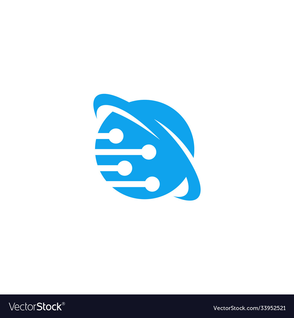 Abstract technology logo template icon Royalty Free Vector