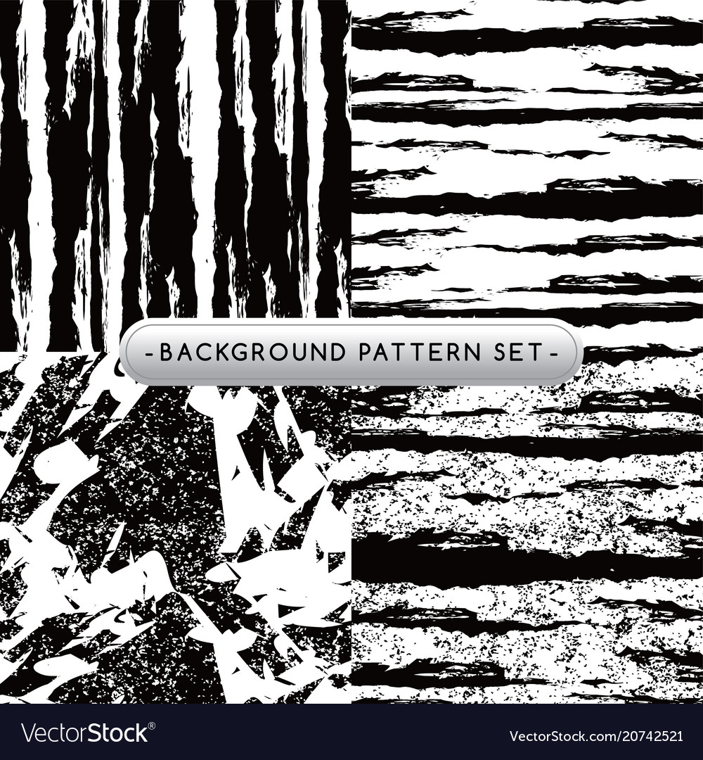 Background pattern set collection Royalty Free Vector Image