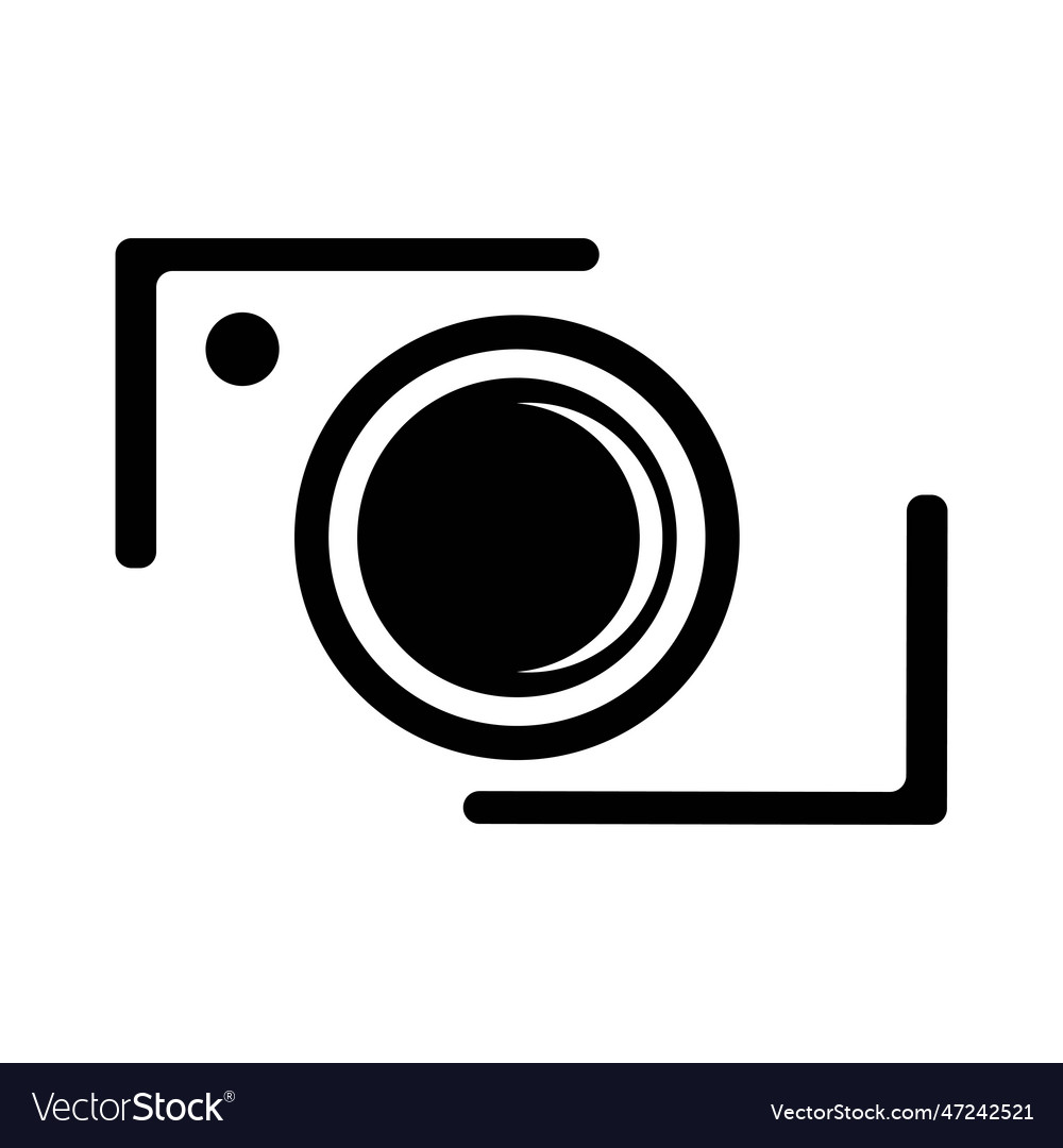 Camera logo design Royalty Free Vector Image - VectorStock