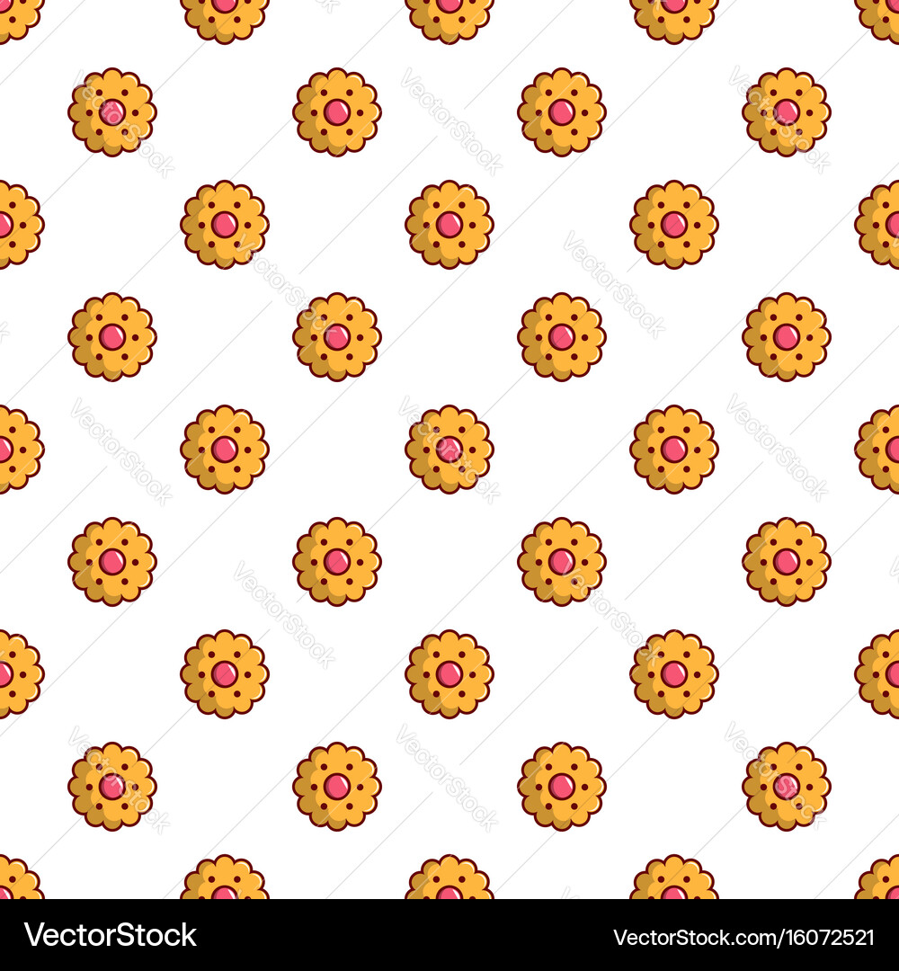 Cookie pattern Royalty Free Vector Image - VectorStock