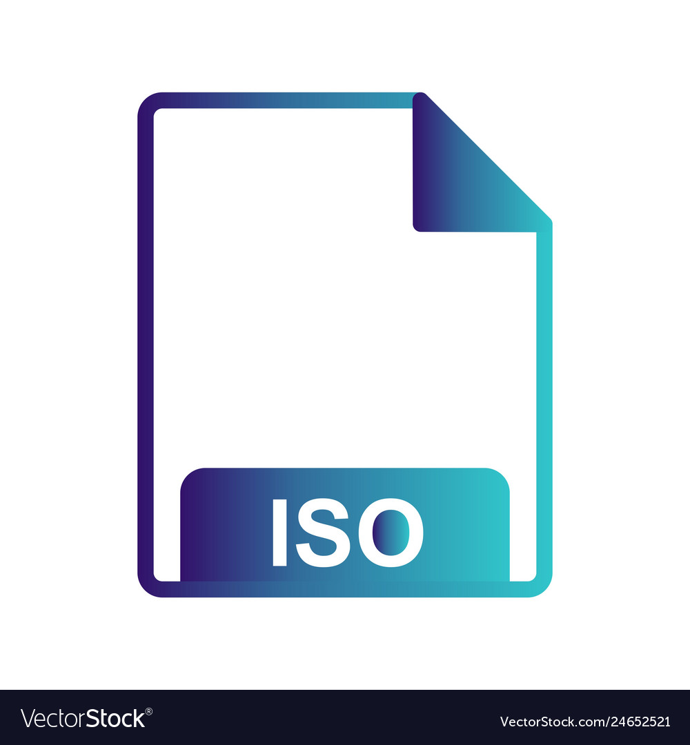 Iso icon Royalty Free Vector Image - VectorStock