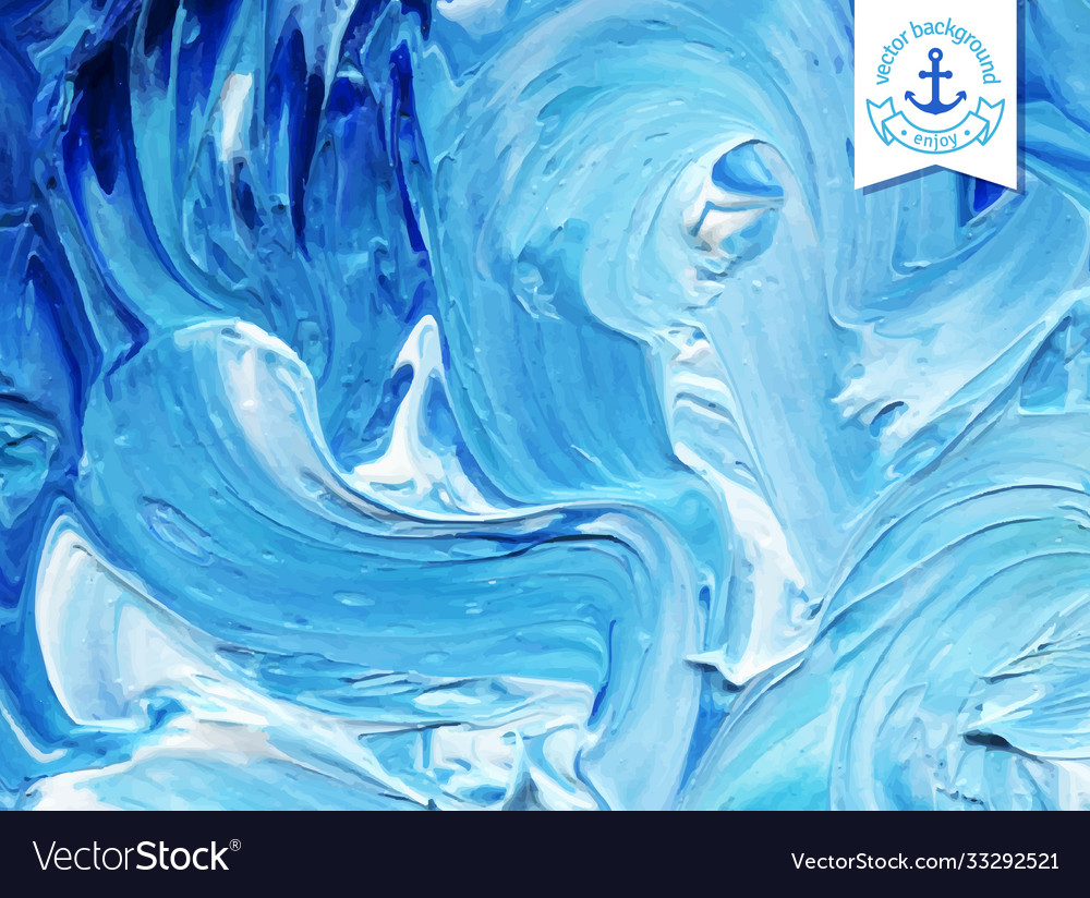 Oil painted background abstract backdrop Vector Image