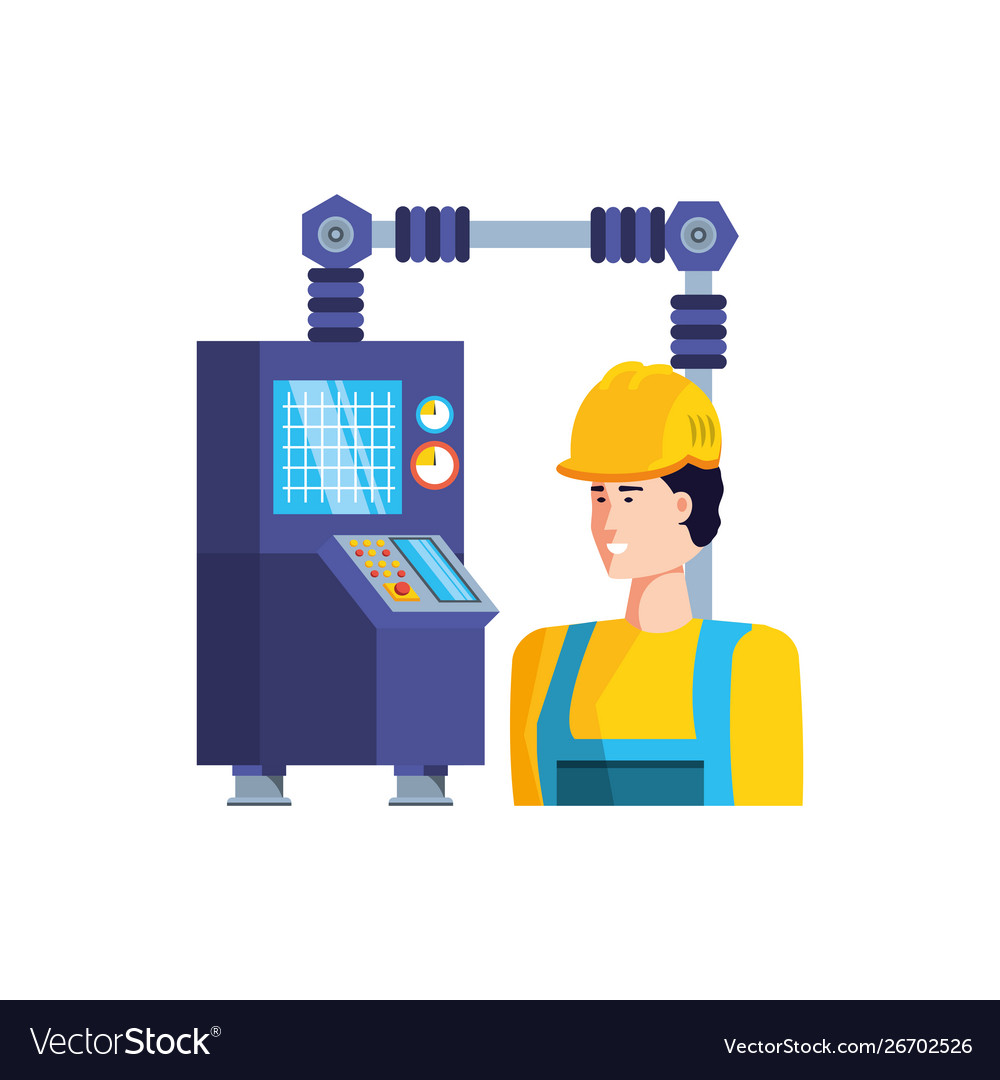 Isolated avatar professional worker design Vector Image
