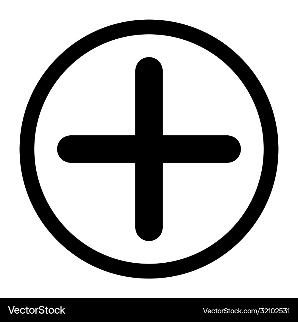 More icon symbol isolated on white background Vector Image