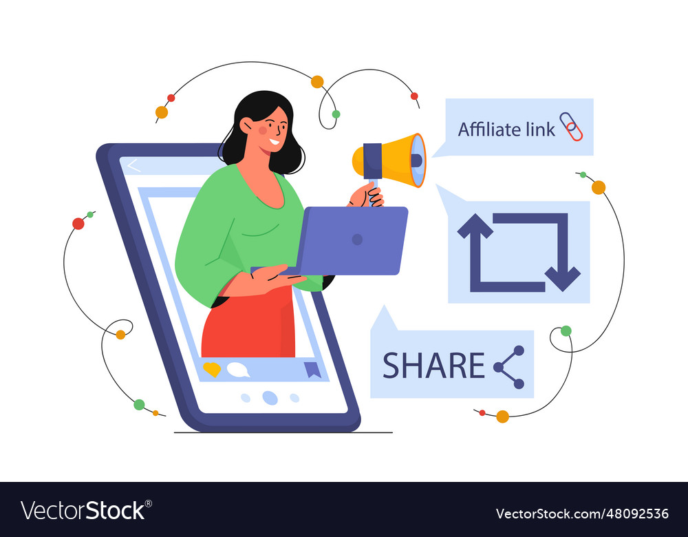 Blog Promotion Mistake Concept Royalty Free Vector Image