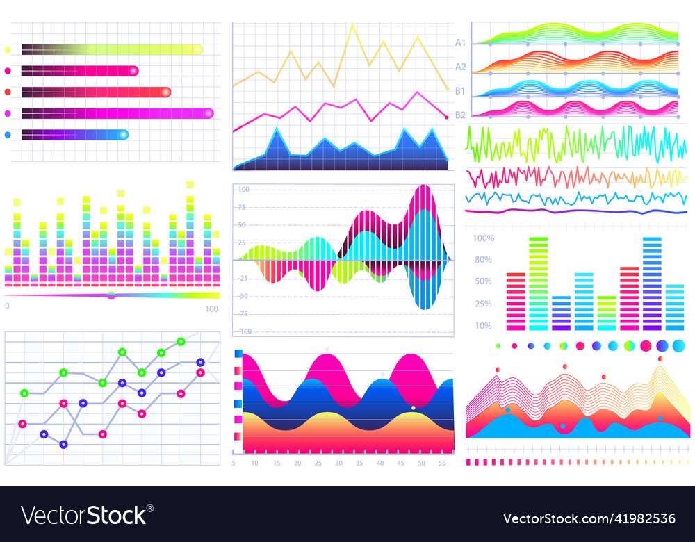 Intelligent technology hud interactive panel data Vector Image