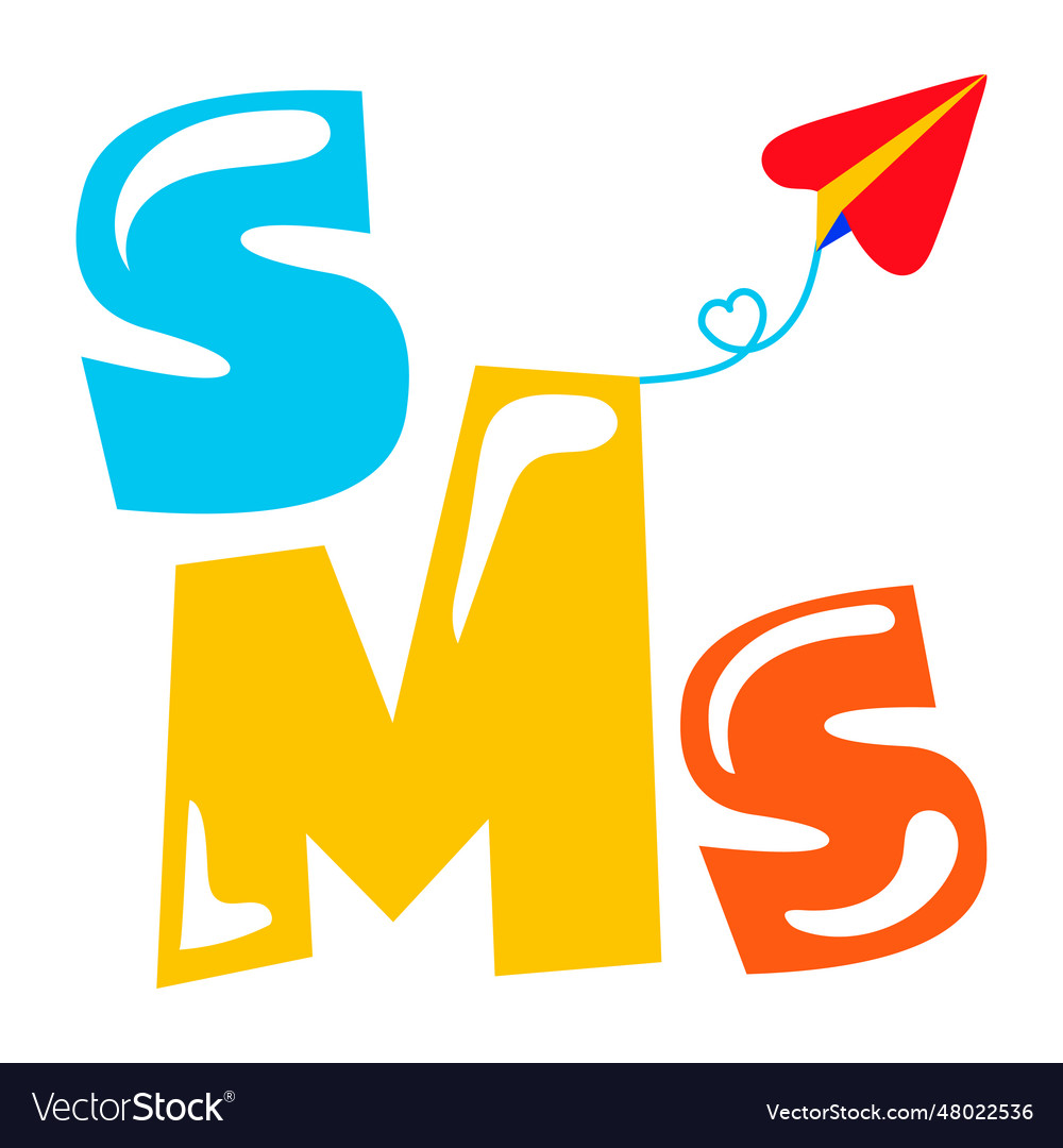 Send sms Royalty Free Vector Image - VectorStock